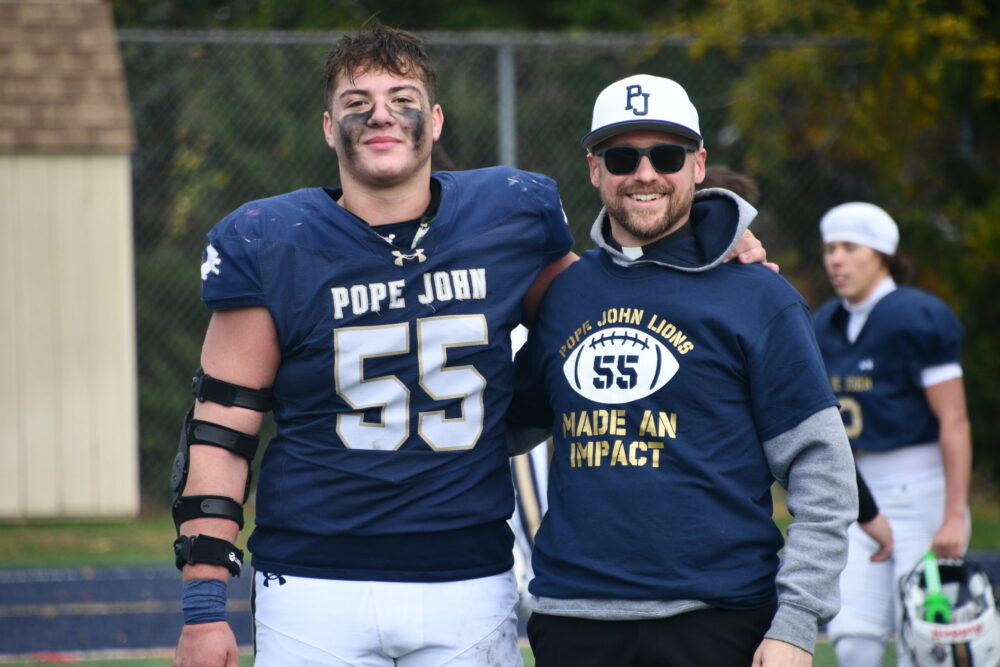 Pope John senior football players turn Homecoming into a tribute to ...