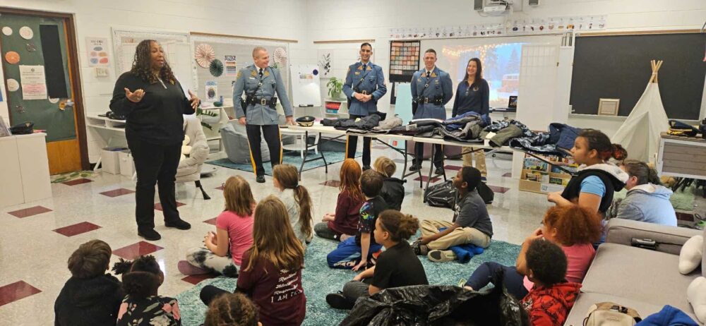 NJ State Police Col. Patrick Callahan and Outreach Unit distribute ...