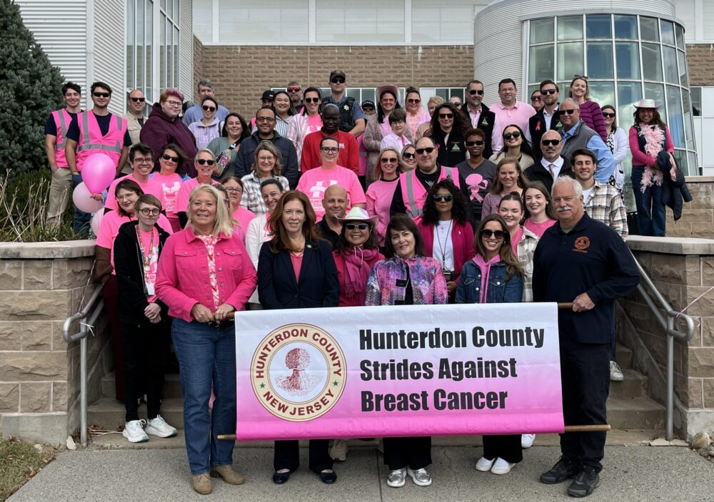 Hunterdon County Commissioners join Breast Cancer Awareness Walk ...