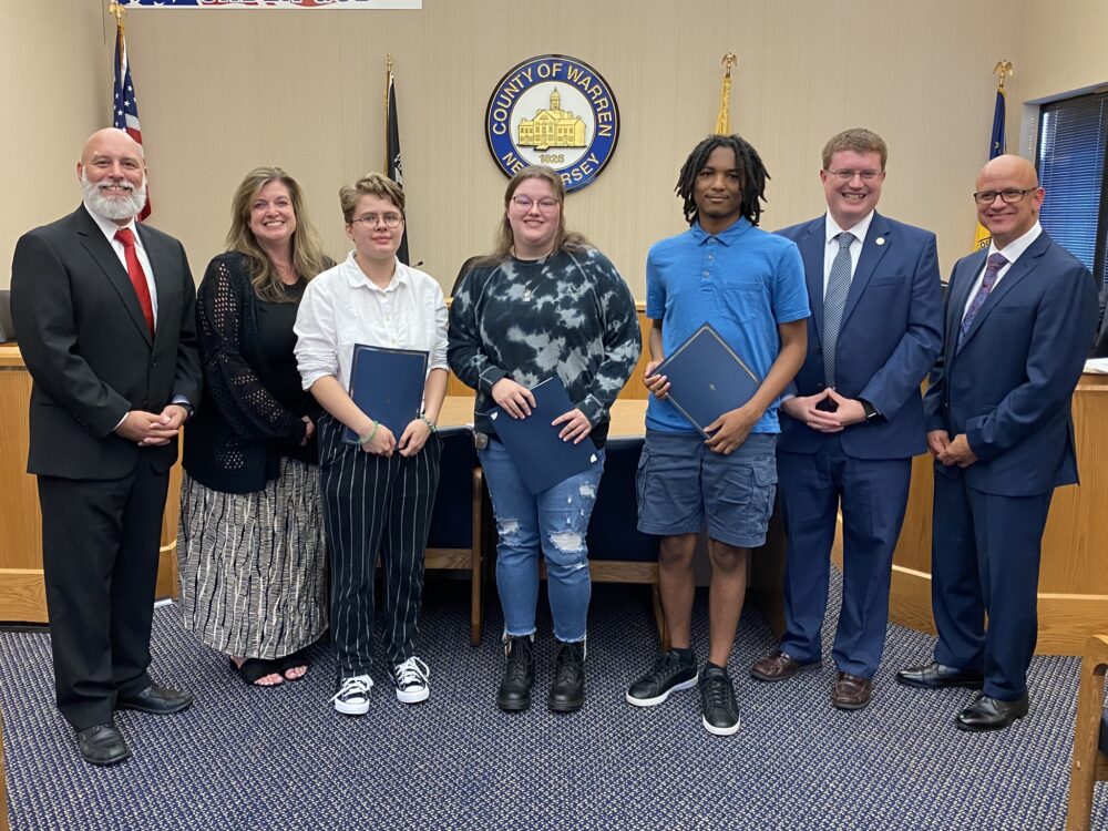 Commissioners honor Warren Tech's New Jersey Association of Counties ...
